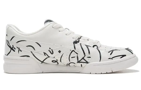 LI-NING 937 / Black Artistic Low Top Sneakers