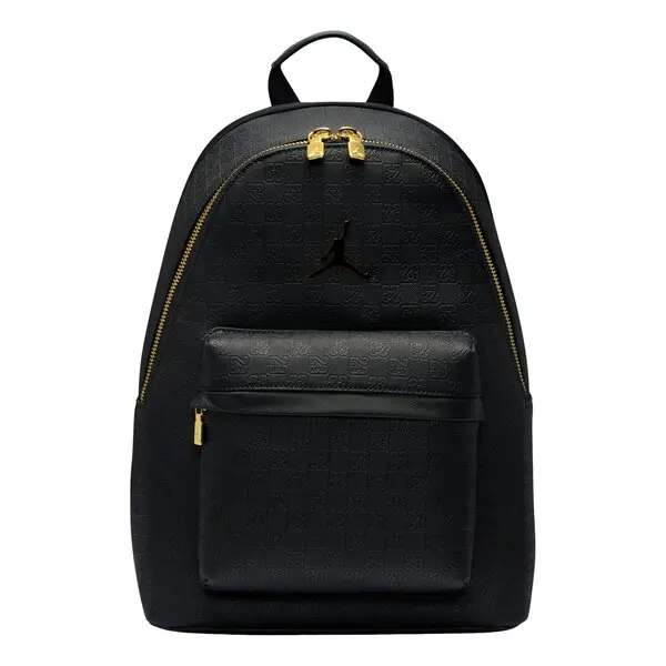 JORDAN Air Monogram Backpack - Black/gold