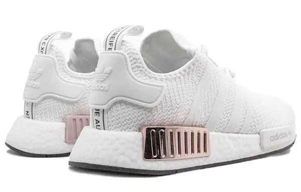 Adidas Nmd_r1 "metallic Plugs" Sneakers - Ftwwht/ftwwht/cblack