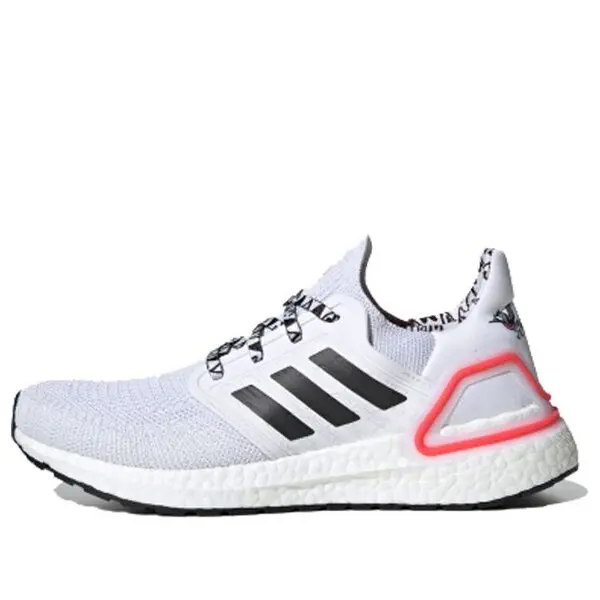Adidas Ultraboost 20 W "cement" Running Shoes - White/black/red