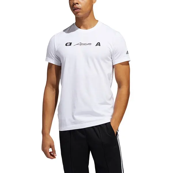 Adidas Sports Training Casual Round Neck Short Sleeve