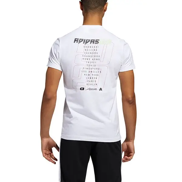 Adidas Sports Training Casual Round Neck Short Sleeve