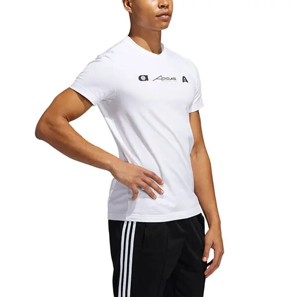 Adidas Sports Training Casual Round Neck Short Sleeve