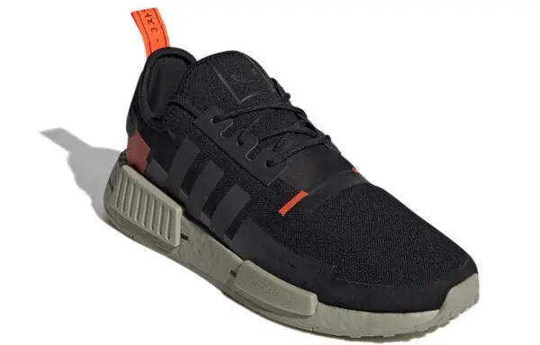 Adidas Nmd_r1 'black Solar Red - Core Black/core Black/solar Red