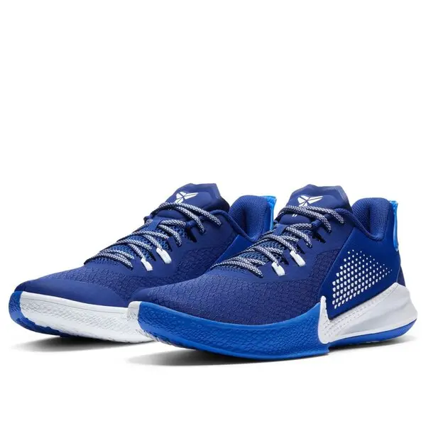 Nike Mamba Fury Team "hyper Royal" Basketball Sneakers - Blue/white