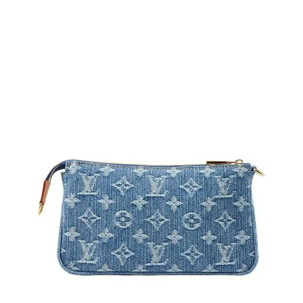LOUIS VUITTON Pochette Accessoire Cargo Monogram Denim Bag