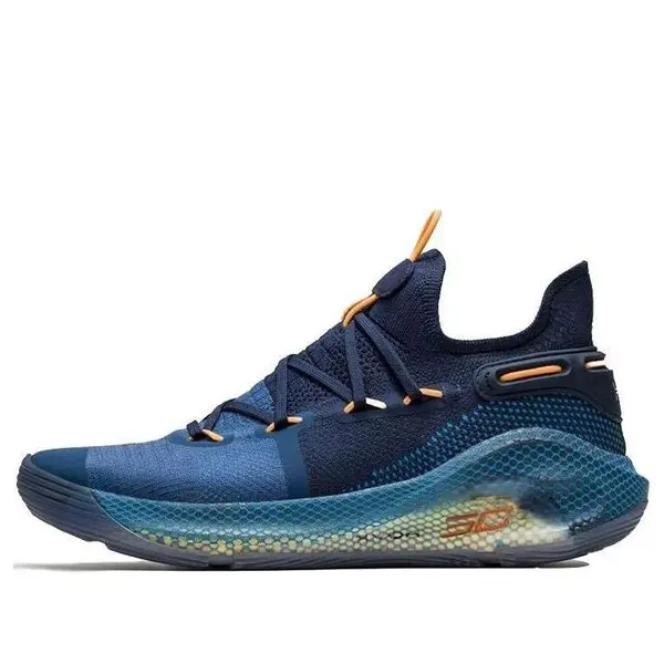 Under Armour Curry 6 "underrated" Basketball Sneakers - Blue