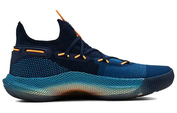 Under Armour Curry 6 "underrated" Basketball Sneakers - Blue