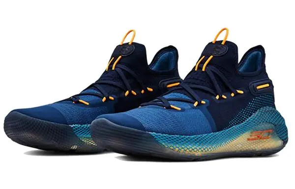 Under Armour Curry 6 "underrated" Basketball Sneakers - Blue