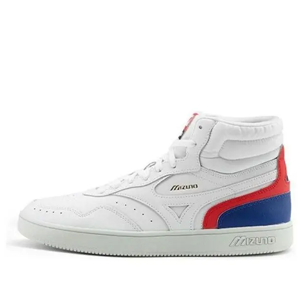 Mizuno Court Lite Mid Sneakers - White/red/blue