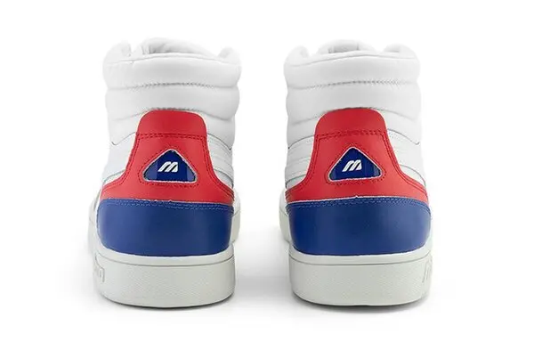 Mizuno Court Lite Mid 'white Red Blue