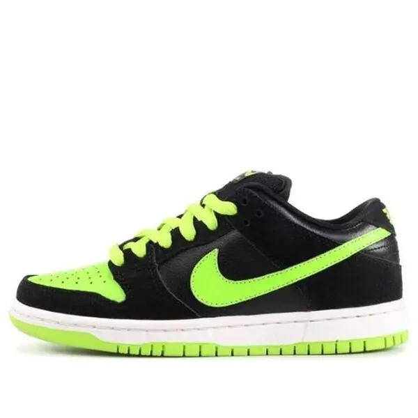 Nike Dunk Low Pro "neon J-pack" Sneakers - Black/chartreuse