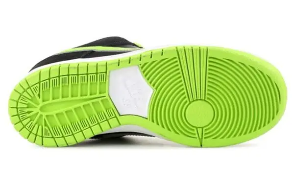 Nike Dunk Low Pro "neon J-pack" Sneakers - Black/chartreuse