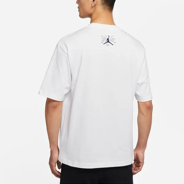 JORDAN Printing Round Neck Pullover Short Sleeve T-shirt