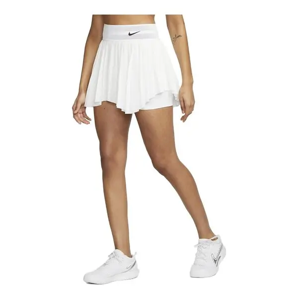 Nike Court Dri-fit Slam Tennis Skirt - White/black