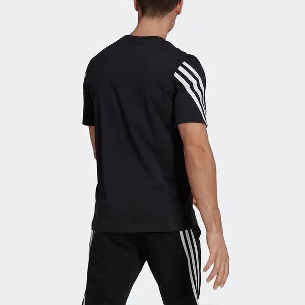 Adidas M 3s Tape Tee Printing Sports Short Sleeve