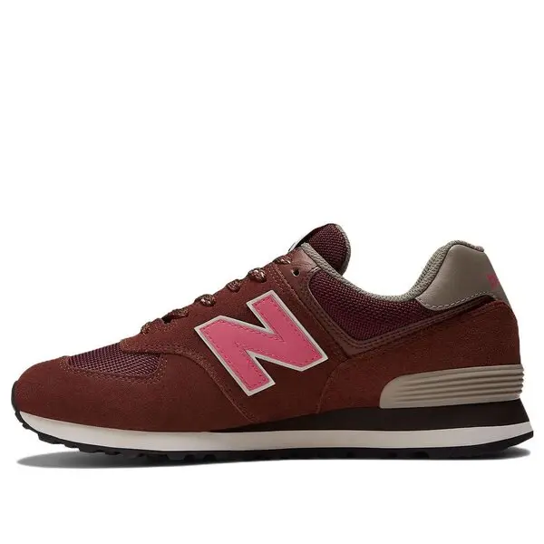 NEW BALANCE 574 "brown Pink" Sneakers - Brown/pink