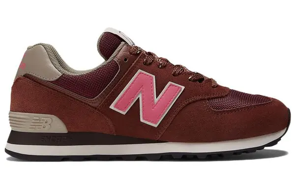 NEW BALANCE 574 "brown Pink" Sneakers - Brown/pink