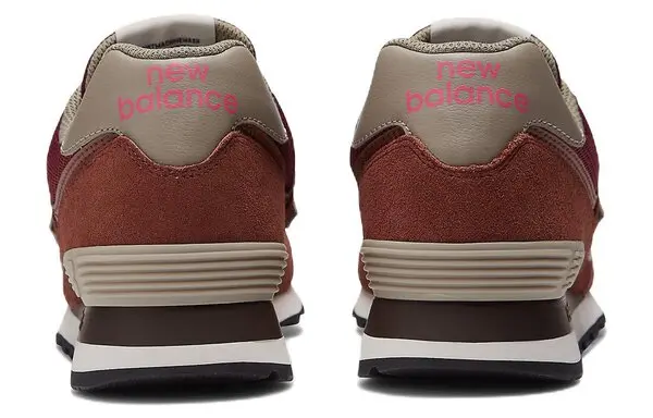NEW BALANCE 574 "brown Pink" Sneakers - Brown/pink