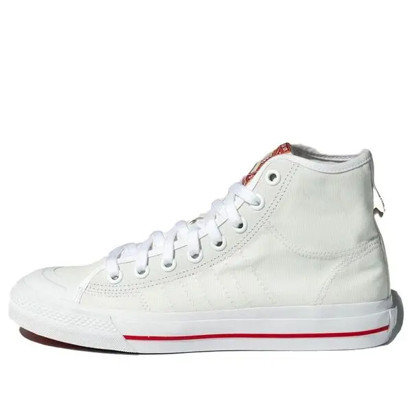 Adidas Originals Nizza Hi Rf Sneakers - White/red