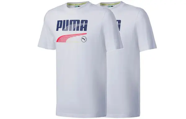 PUMA Team Graphic Tee 'white