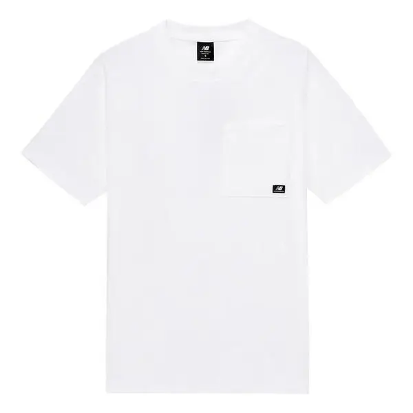 NEW BALANCE Essentials Reimagined Cotton Jersey T-shirt Asia Sizing - White