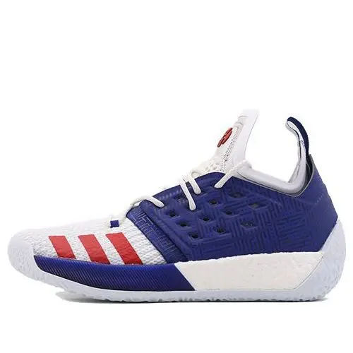 Adidas Harden Vol. 2 "usa" Low Top Sneakers - White/blue