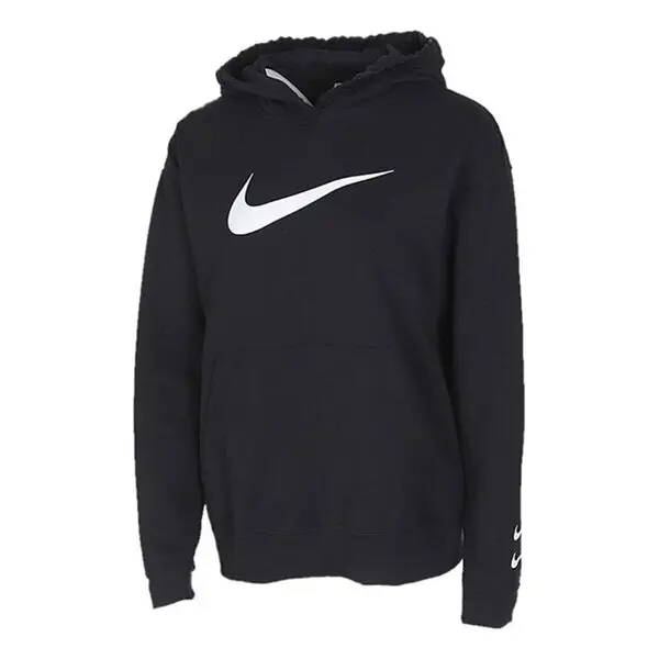 Nike Swoosh French Terry Hoodie - Black/multi-color