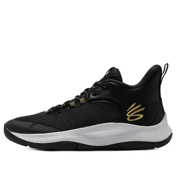 Under Armour Curry 3z6 High Top Basketball Sneakers - Black/white