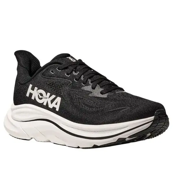 Hoka One One Clifton Athletic Sneakers - Black/white