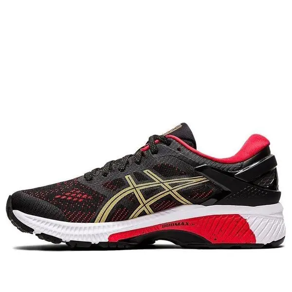 Asics Gel-kayano 26 "black Red Gold - Black/red
