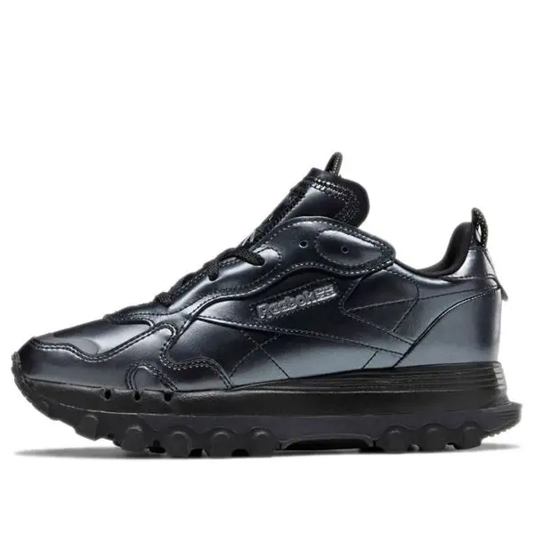 REEBOK Cardi B X Classic Leather Sneakers - Core Black/dark Silver