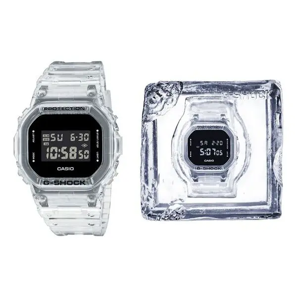 Casio G-shock Square Transparent Watch - Black