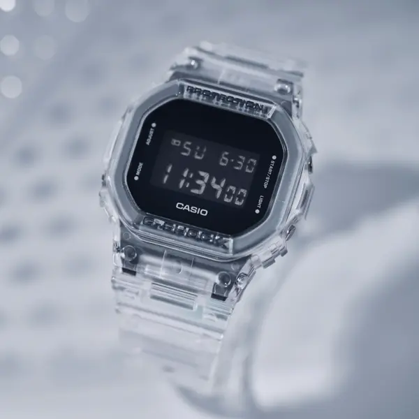 Casio G-shock Square Transparent Watch - Black