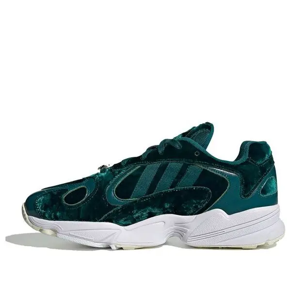 Adidas Yung-1 Velvet Pack Sneakers - Green