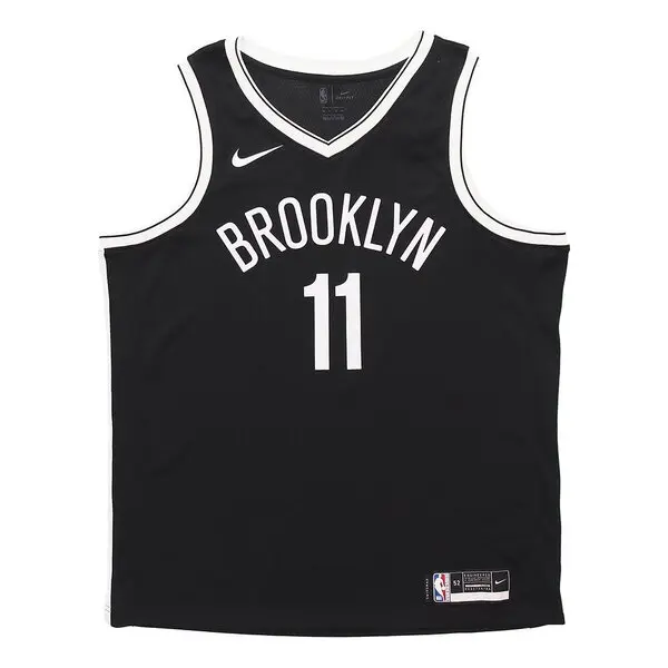 Nike Brooklyn Nets Kyrie Irving 11 Basketball Jersey 20-21 Fan Edition - Black