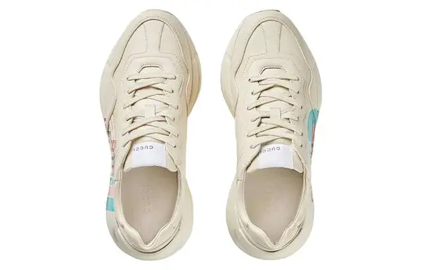 Gucci X The North Face Leather Rhyton Sneakers