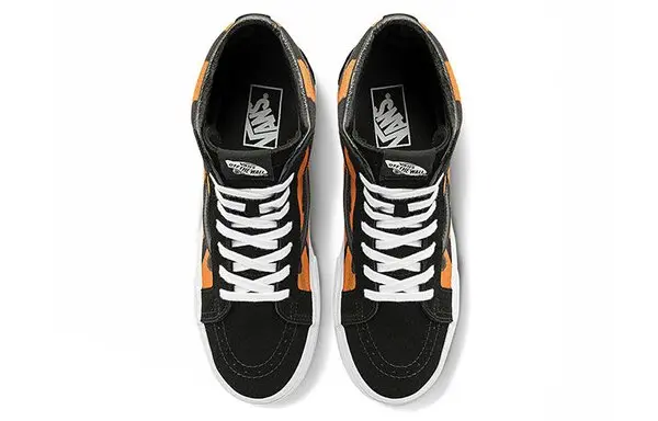 VANS Sk8-hi Reissue High-top Sneakers - Black/orange