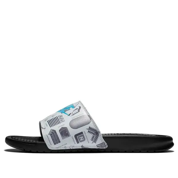 Nike Benassi Jdi Slide 'worldwide Pack - Blackwhite