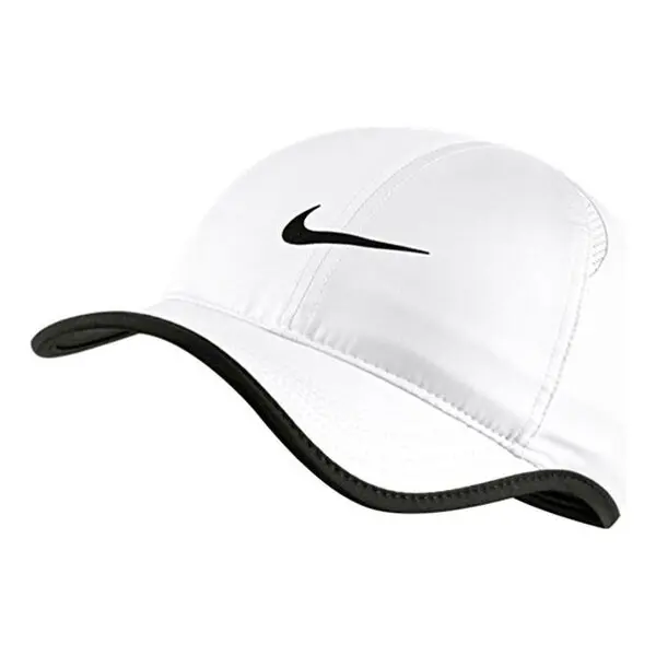 Nike Court Featherlight Adjustable Cap - White/black
