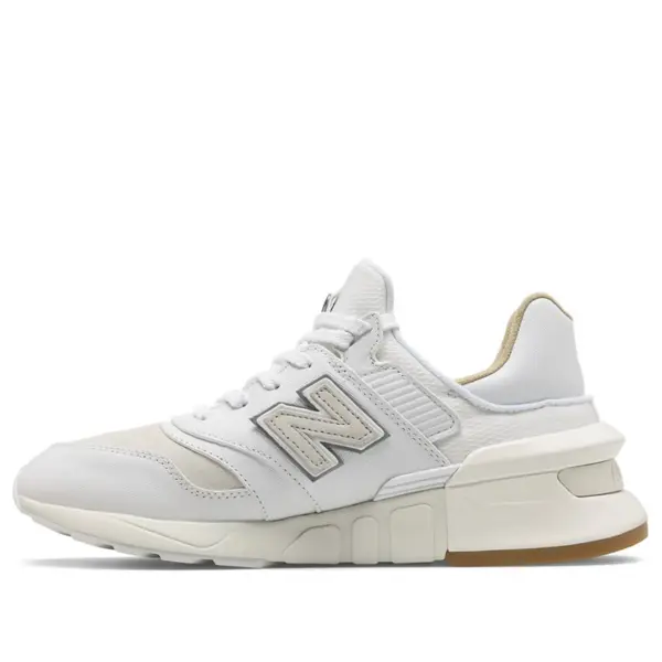 NEW BALANCE 997s Saffiano Leather Sneakers - White