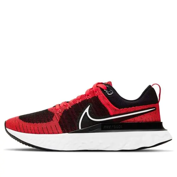 Nike React Infinity Run Flyknit 2 - Black/white/red