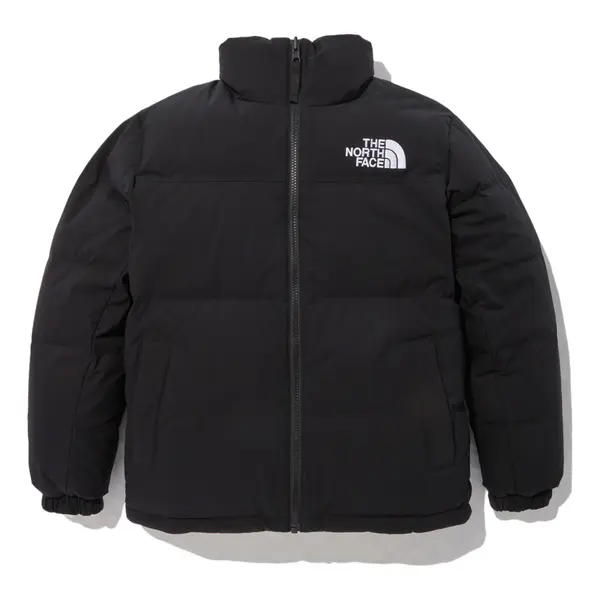 The North Face Logo Puffer Jacket - Black
