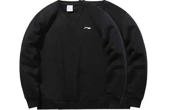 LI-NING Essential Logo Sweatshirt 'black