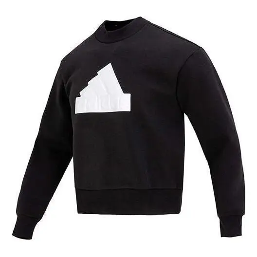 Adidas Future Icons Badge Of Sport Crew Sweatshirt - Black/white