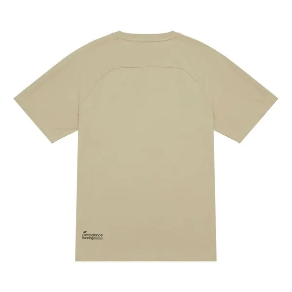 NEW BALANCE Nb Small Logo T-shirt Asia Sizing - Beige