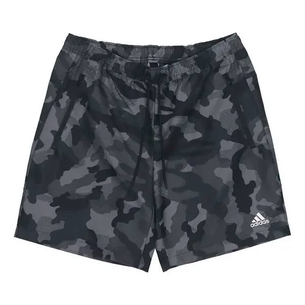 Adidas Camouflage Woven Athleisure Shorts - Multi-color