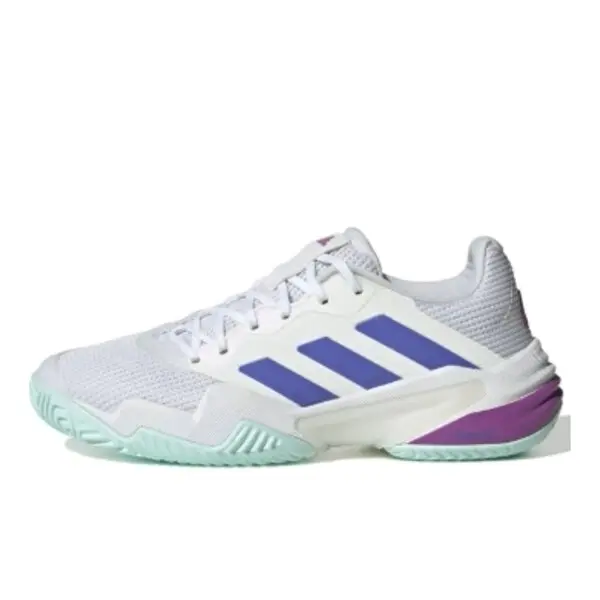 Adidas Barricade 13 Athletic Shoes - White/blue/green