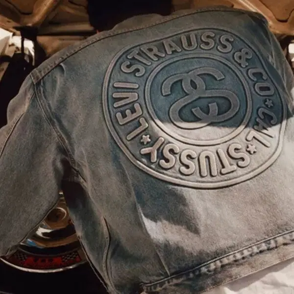 StÜssy X Levi's Embossed Praglad Trucker Jacket