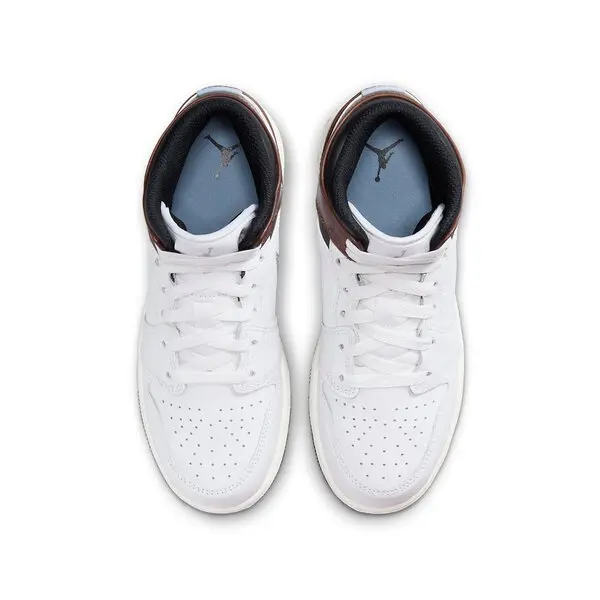 JORDAN 1 Mid Se Sneakers - White/black/sail